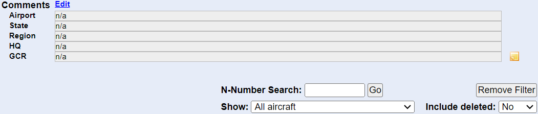 National Based Aircraft Inventory - FAQ