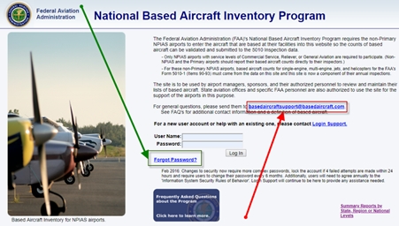 National Based Aircraft Inventory - FAQ